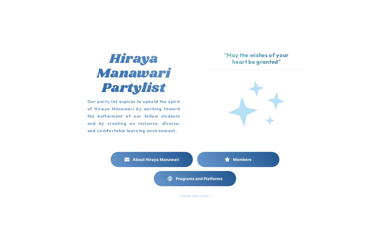 Hiraya Manawari Partylist